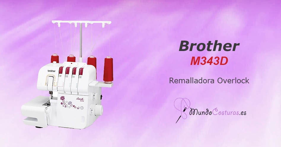 Brother M343D | Remalladora Overlock | MundoCosturas.es